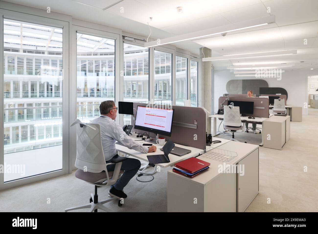 Hamburg, Germany. 31st May, 2024. View of the offices of Hamburg's Sparkasse Haspa during a ...