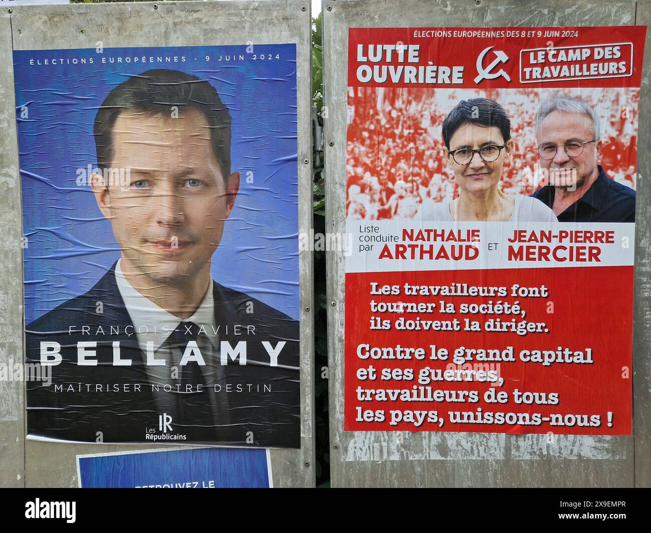 Campaign for 2024 elections to the European Parliament, Lyon, France ...