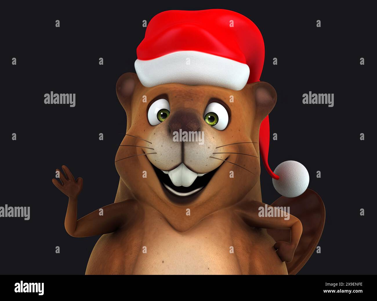 Hello saying santa claus hi-res stock photography and images - Alamy