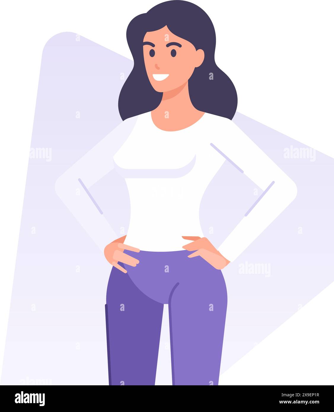 Mockup design advertisement young Stock Vector Images - Alamy