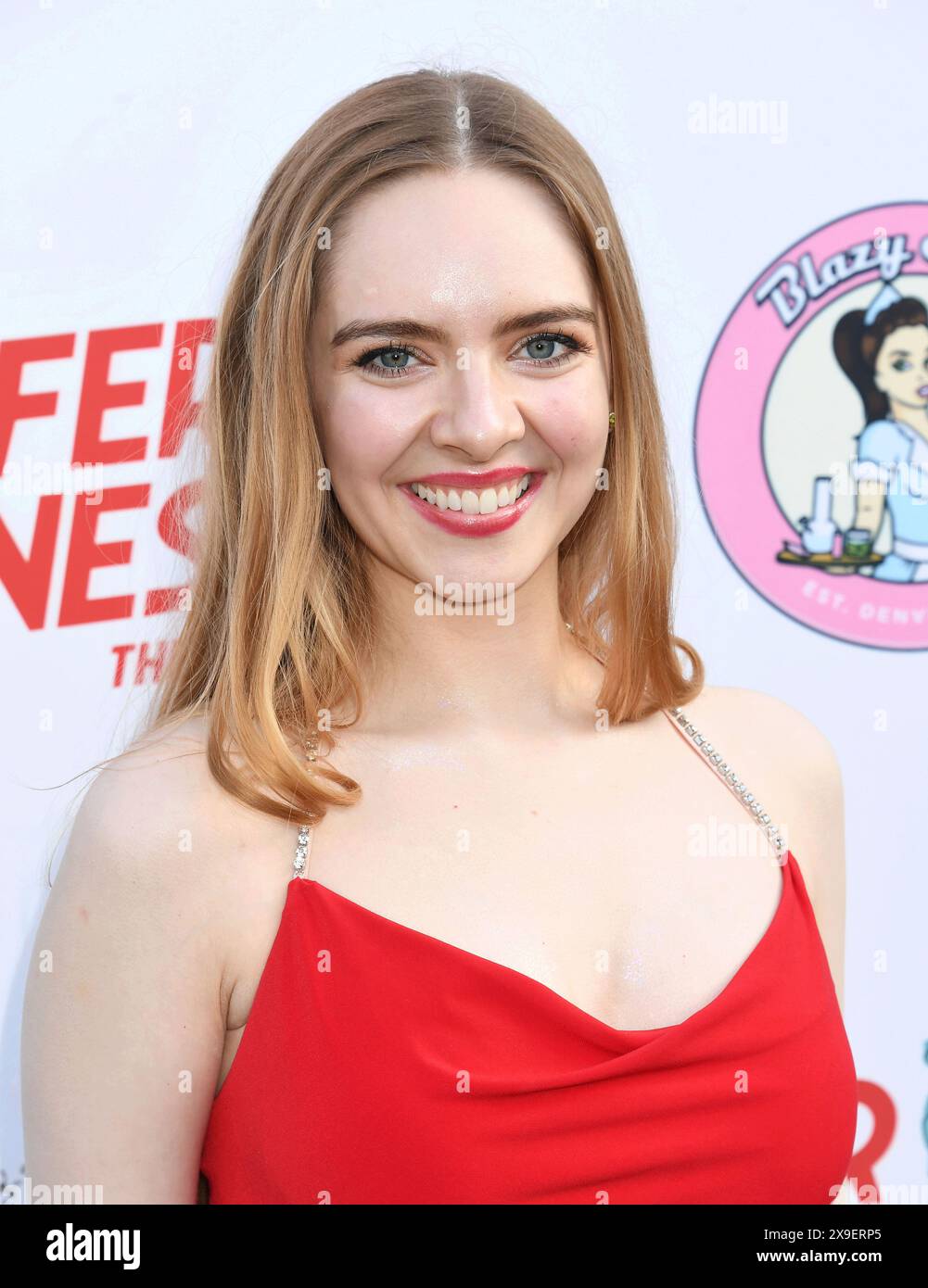 LOS ANGELES, CALIFORNIA - MAY 30: Darcy Rose Byrnes attends the opening ...