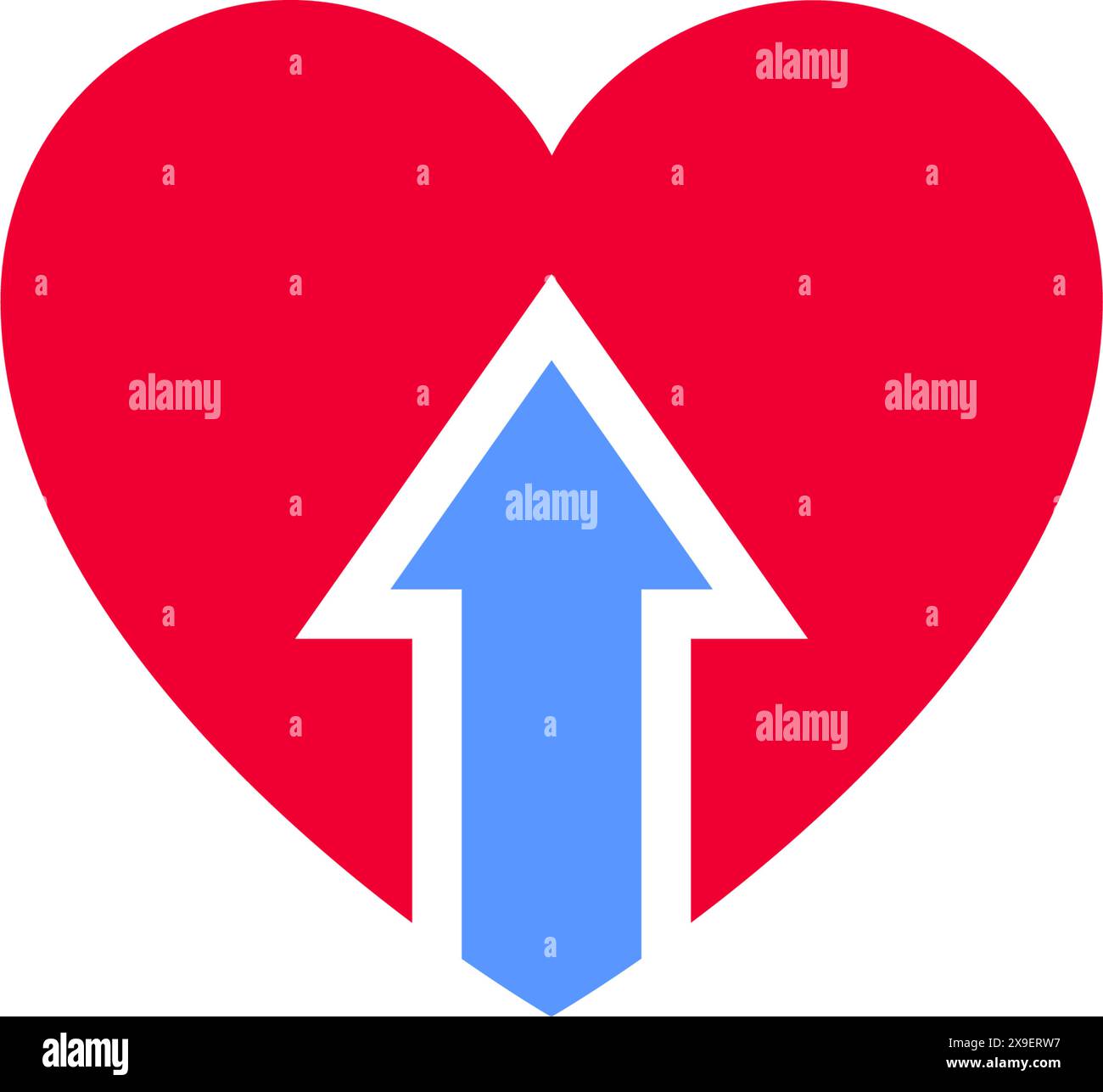 Cartoon heart arrow love hi-res stock photography and images - Alamy