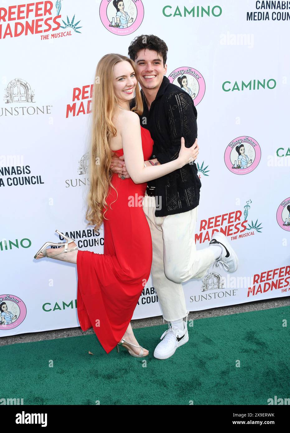 LOS ANGELES, CALIFORNIA - MAY 30: (L-R) Darcy Rose Byrnes and Anthony ...