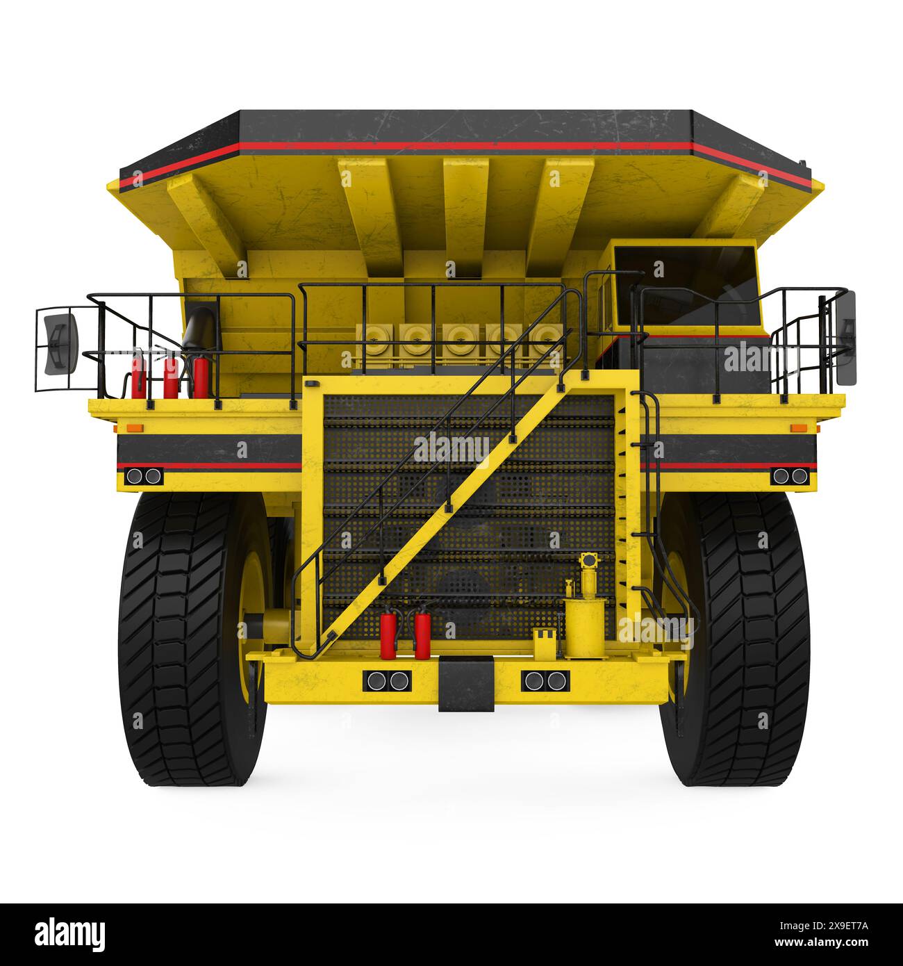 Mining Haul Truck Isolated Stock Photo - Alamy