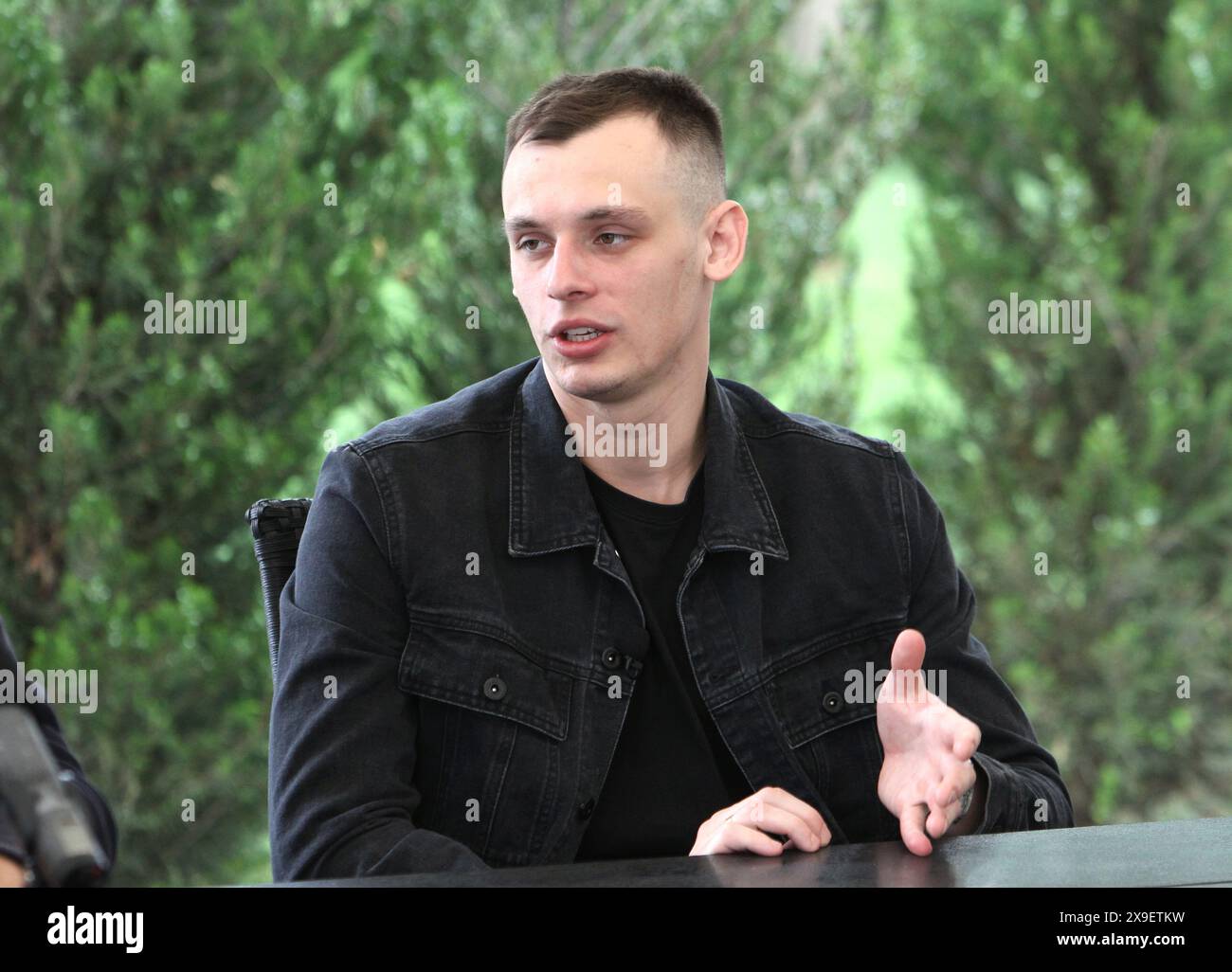 Non Exclusive: DNIPRO, UKRAINE - MAY 29, 2024 - Ukrainian swimmer Denys ...