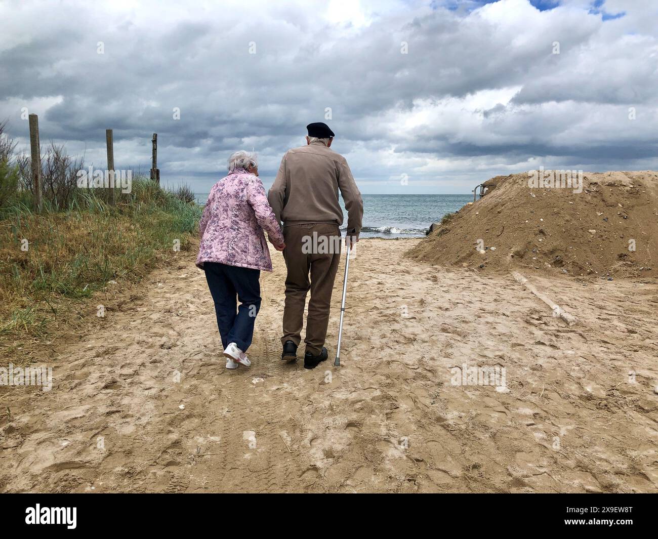 File photo dated 07/06/19 of D-Day veteran Albert Price returning to ...