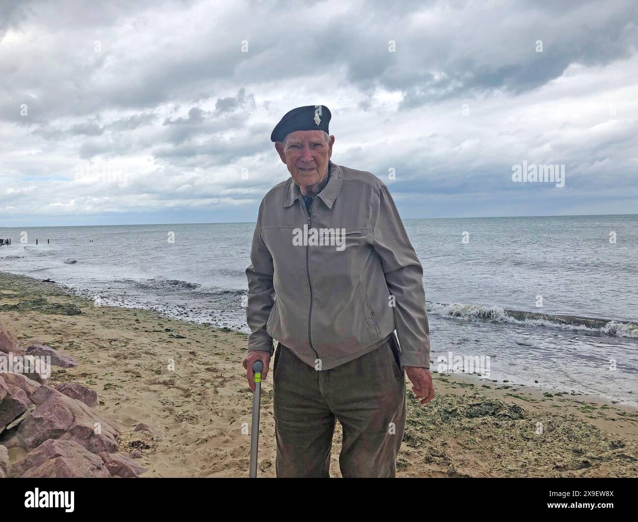File photo dated 07/06/19 of D-Day veteran Albert Price returning to ...