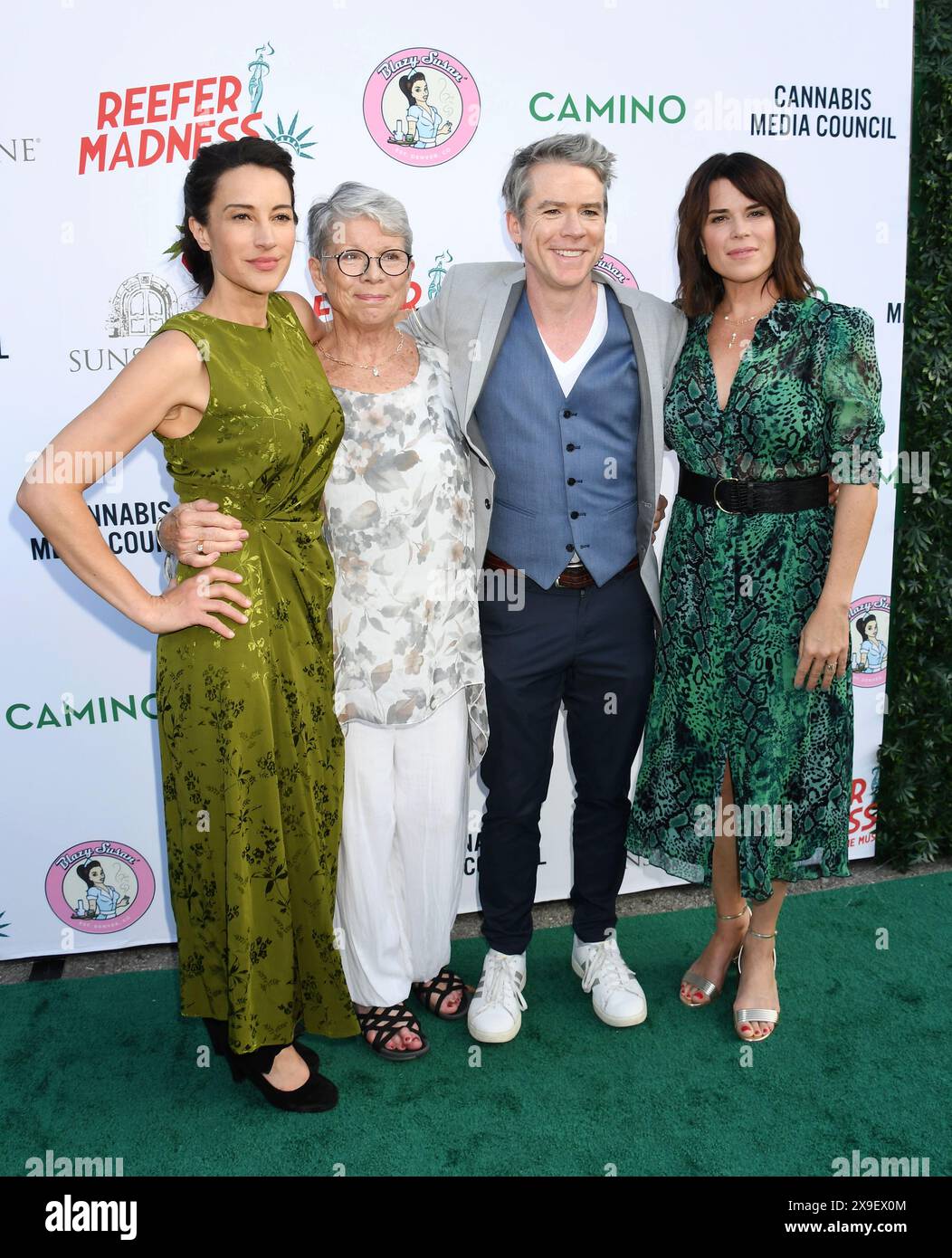 LOS ANGELES, CALIFORNIA - MAY 30: America Olivo, Marnie Neve, Christian ...