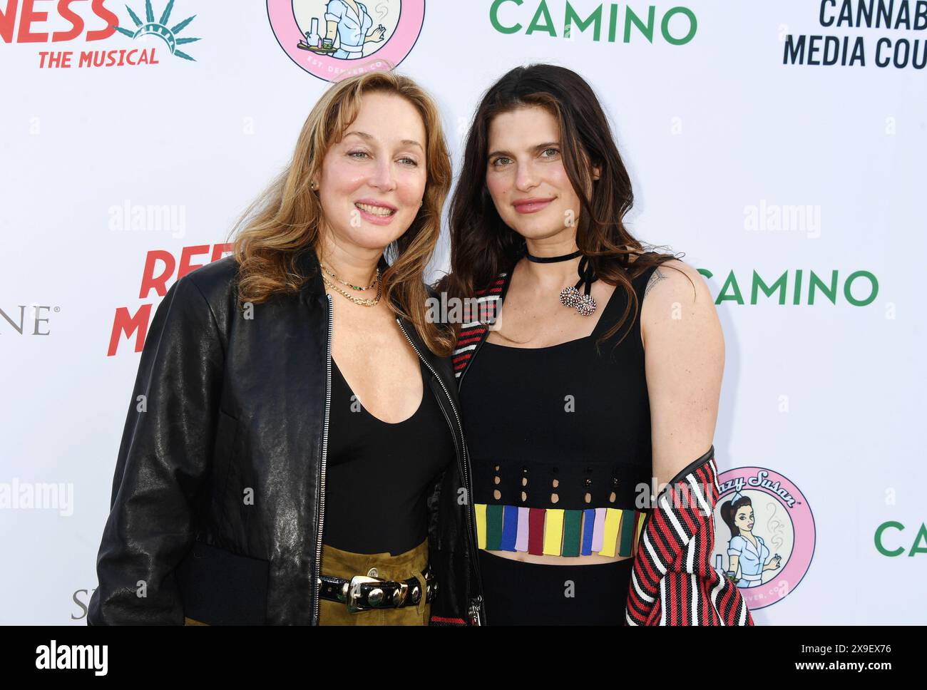 LOS ANGELES, CALIFORNIA - MAY 30: (L-R) Tata Harper and Lake Bell ...