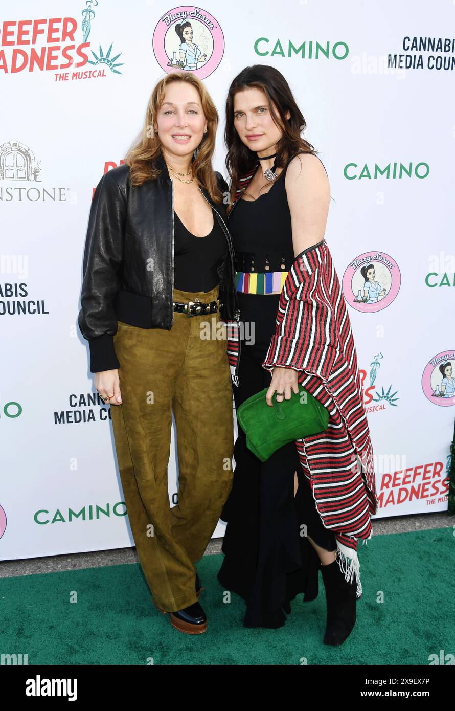 LOS ANGELES, CALIFORNIA - MAY 30: (L-R) Tata Harper and Lake Bell ...