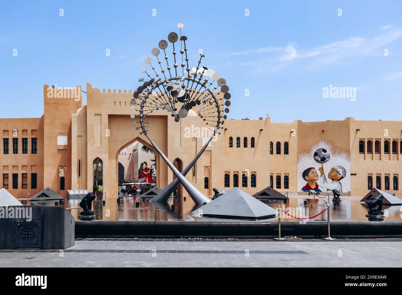 Doha, Qatar - 1 May 2024: Katara Cultural Village, a cultural and ...