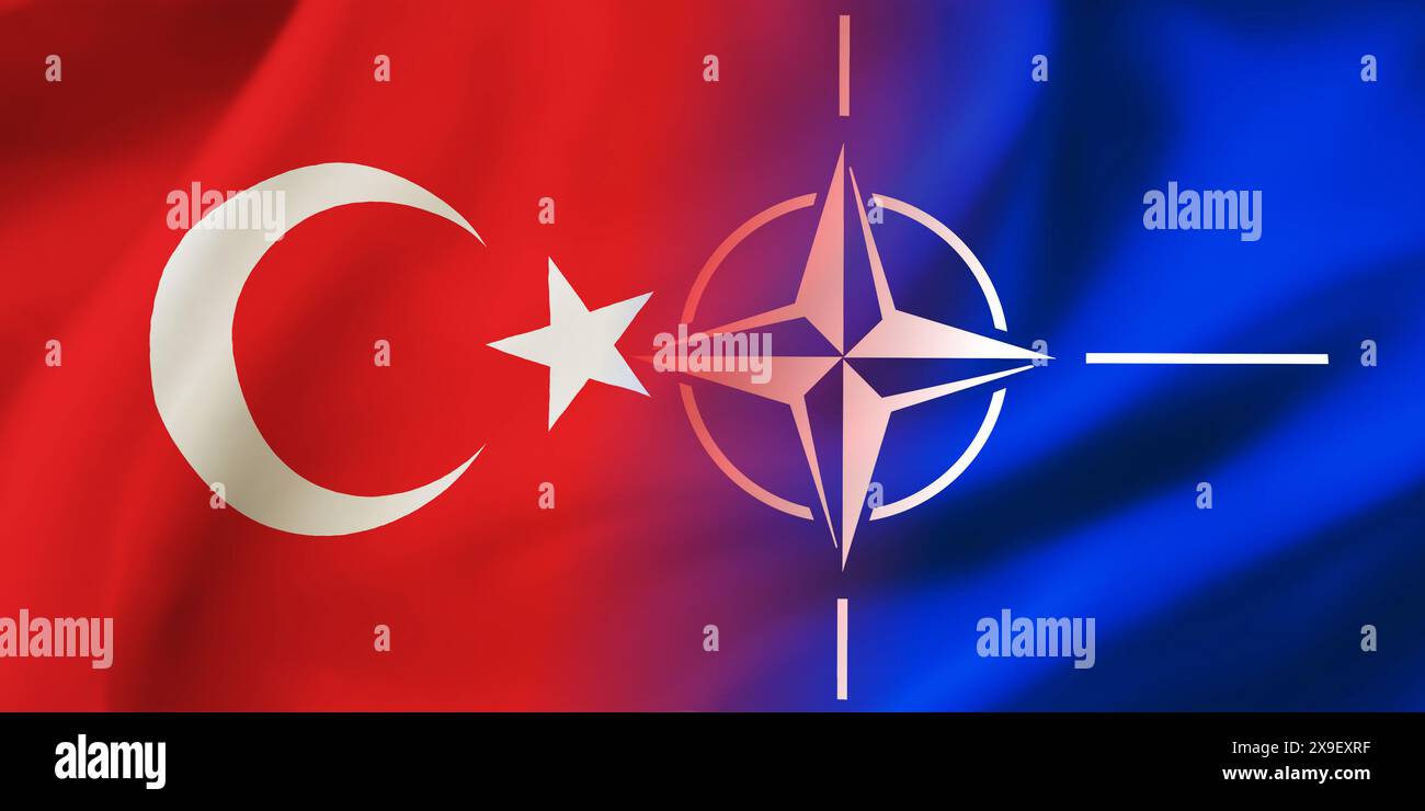 Nato member flags hi-res stock photography and images - Alamy