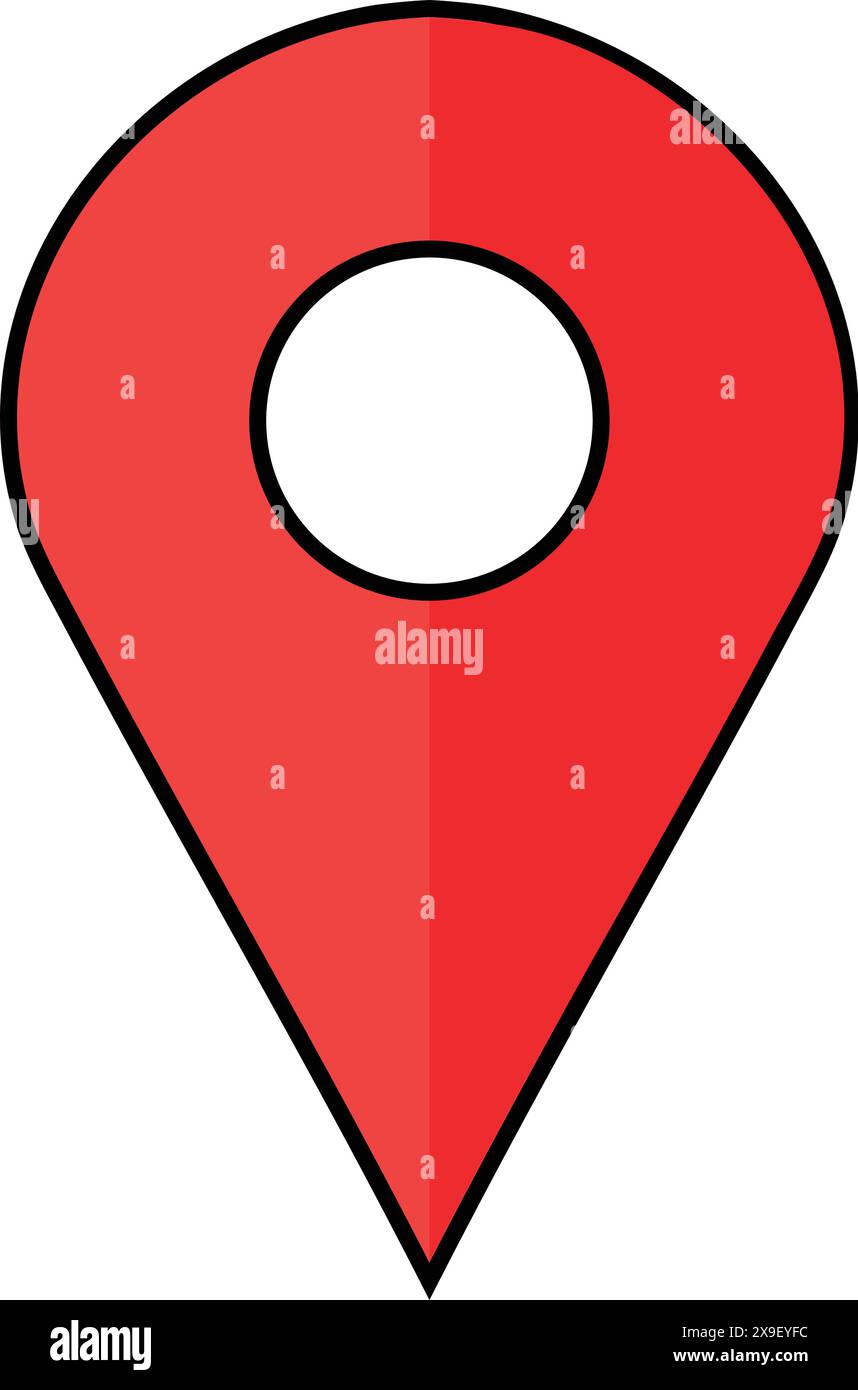 Red pin point hi-res stock photography and images - Alamy