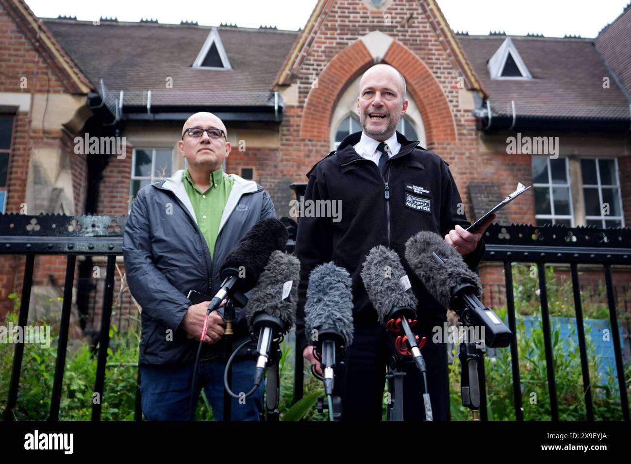 Erim Metto, CEO of the Turkish Cypriot Community Association (left ...