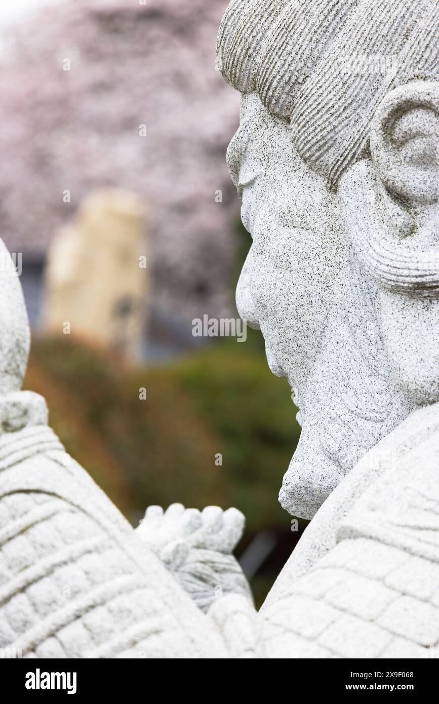 Statue at Okryeonseonwon Temple, Busan, South Korea Stock Photo - Alamy