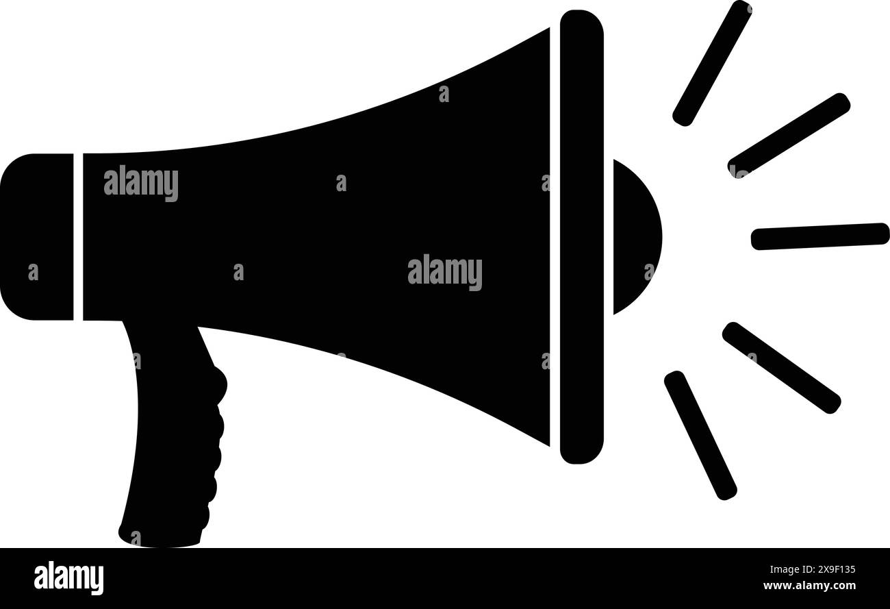 Megaphone icon, Voice speech icon, speaker sound symbol, loudspeaker sign, Speaker icon Stock ...