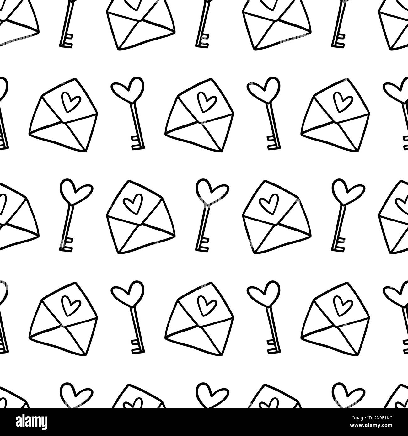 Love letter decorative hearts Black and White Stock Photos & Images - Alamy