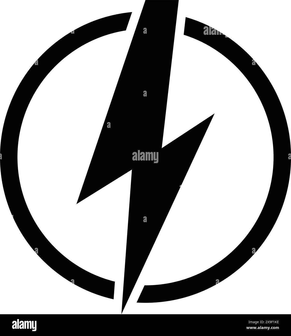 Thunder Power sign, thunder symbol, electric power icon, Energy symbol ...