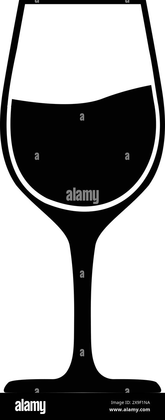 Glass ice drink black Stock Vector Images - Alamy