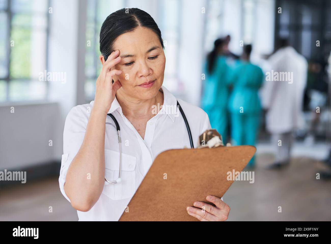 In bustling hospital environment focused hi-res stock photography and ...