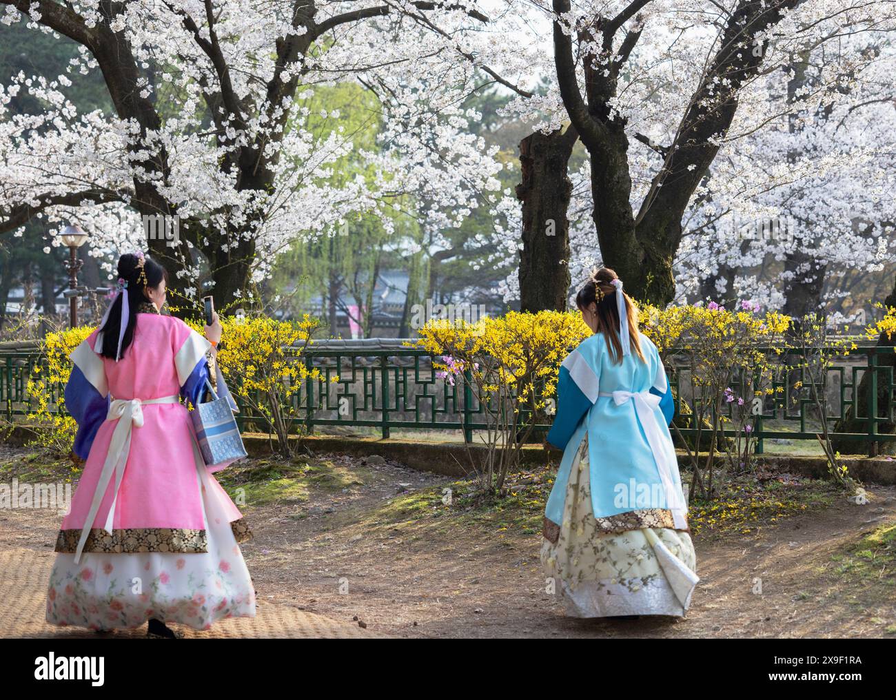 Women wearing traditional clothes at Royal Tomb of King Michu in ...