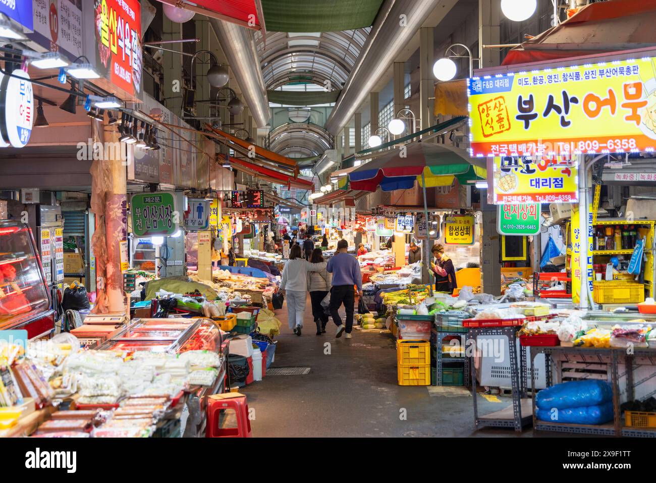 Bujeon market, Seomyeon, Busan, South Korea Stock Photo - Alamy