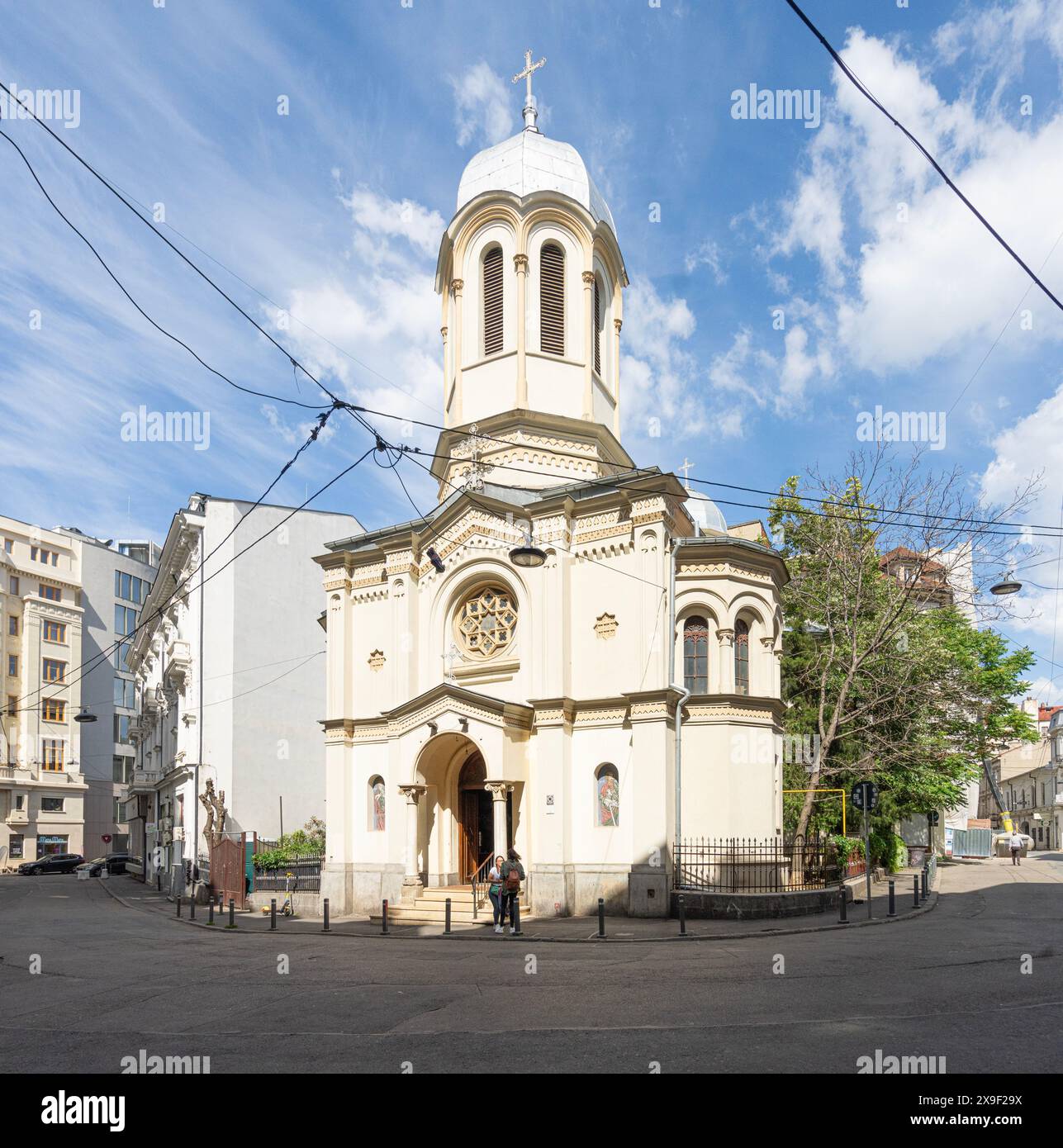 Bucarest, Romania. May 24, 2024. external view Saint Nicholas Selari ...