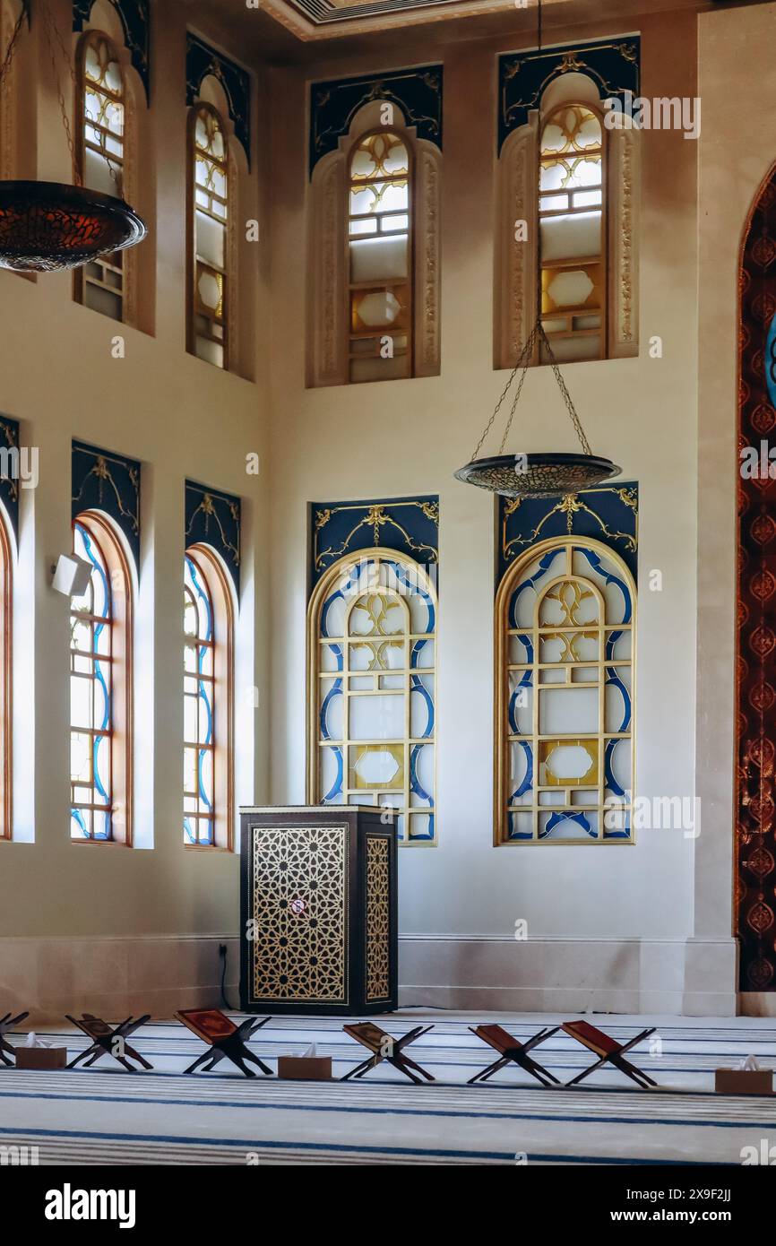 The Katara Mosque, sometimes referred to as the Blue Mosque of Katara ...