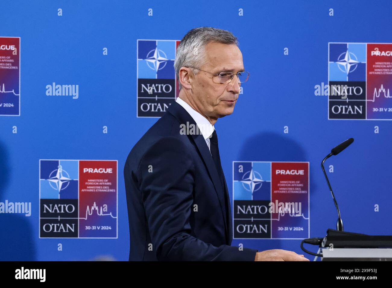 Prague, Czechia. 31st May, 2024. NATO Secretary General Jens ...