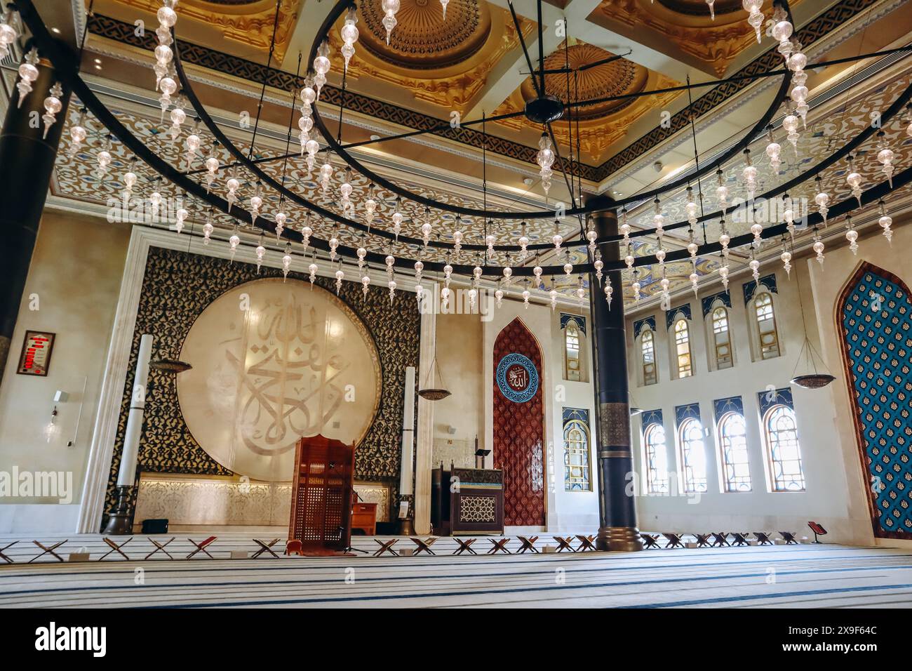 The Katara Mosque, sometimes referred to as the Blue Mosque of Katara ...