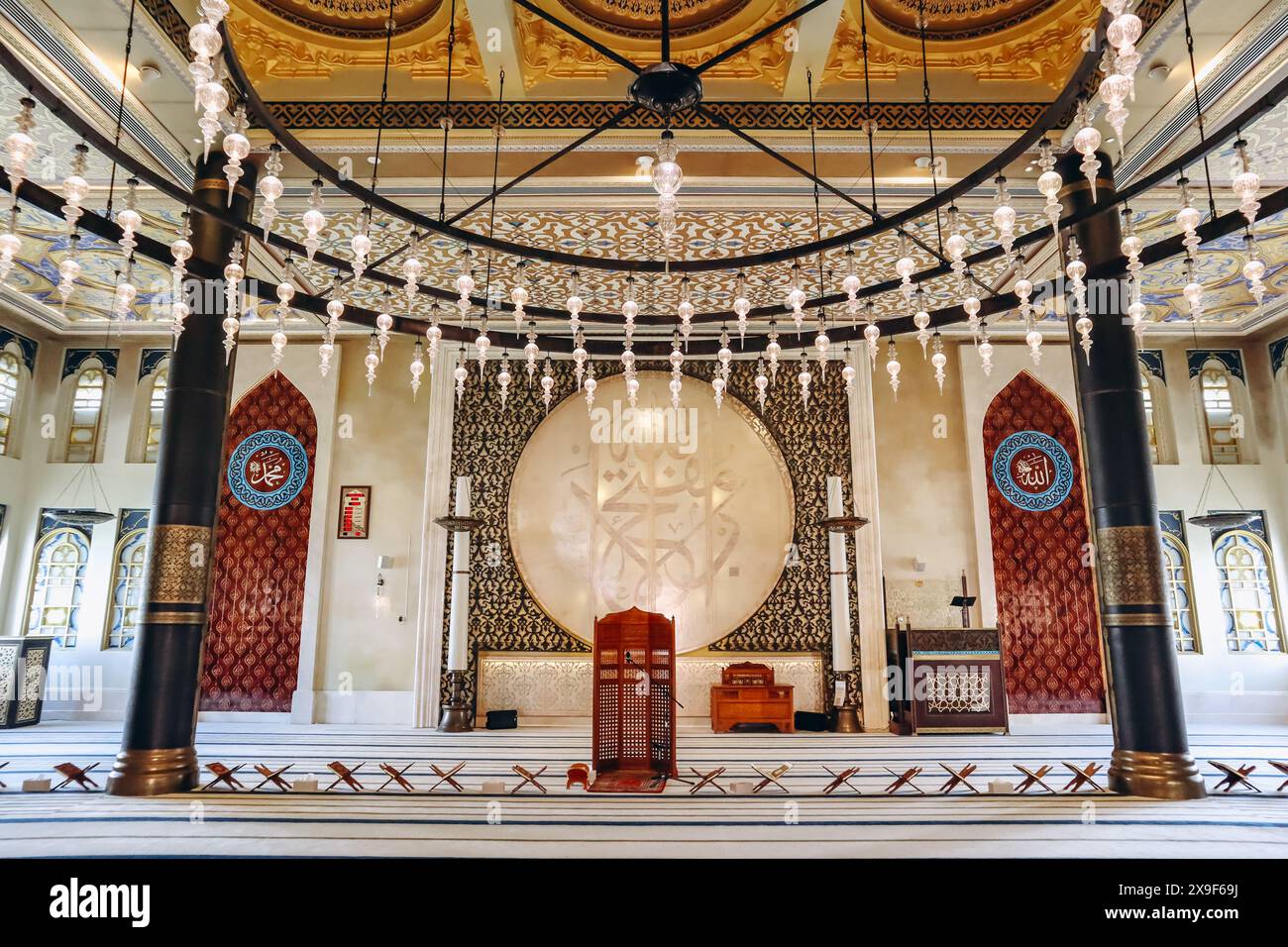 The Katara Mosque, sometimes referred to as the Blue Mosque of Katara ...