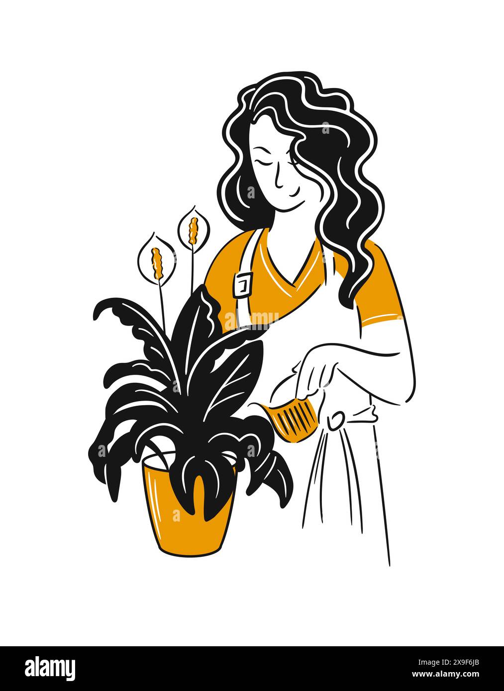 Nature friendly gardens Stock Vector Images - Alamy