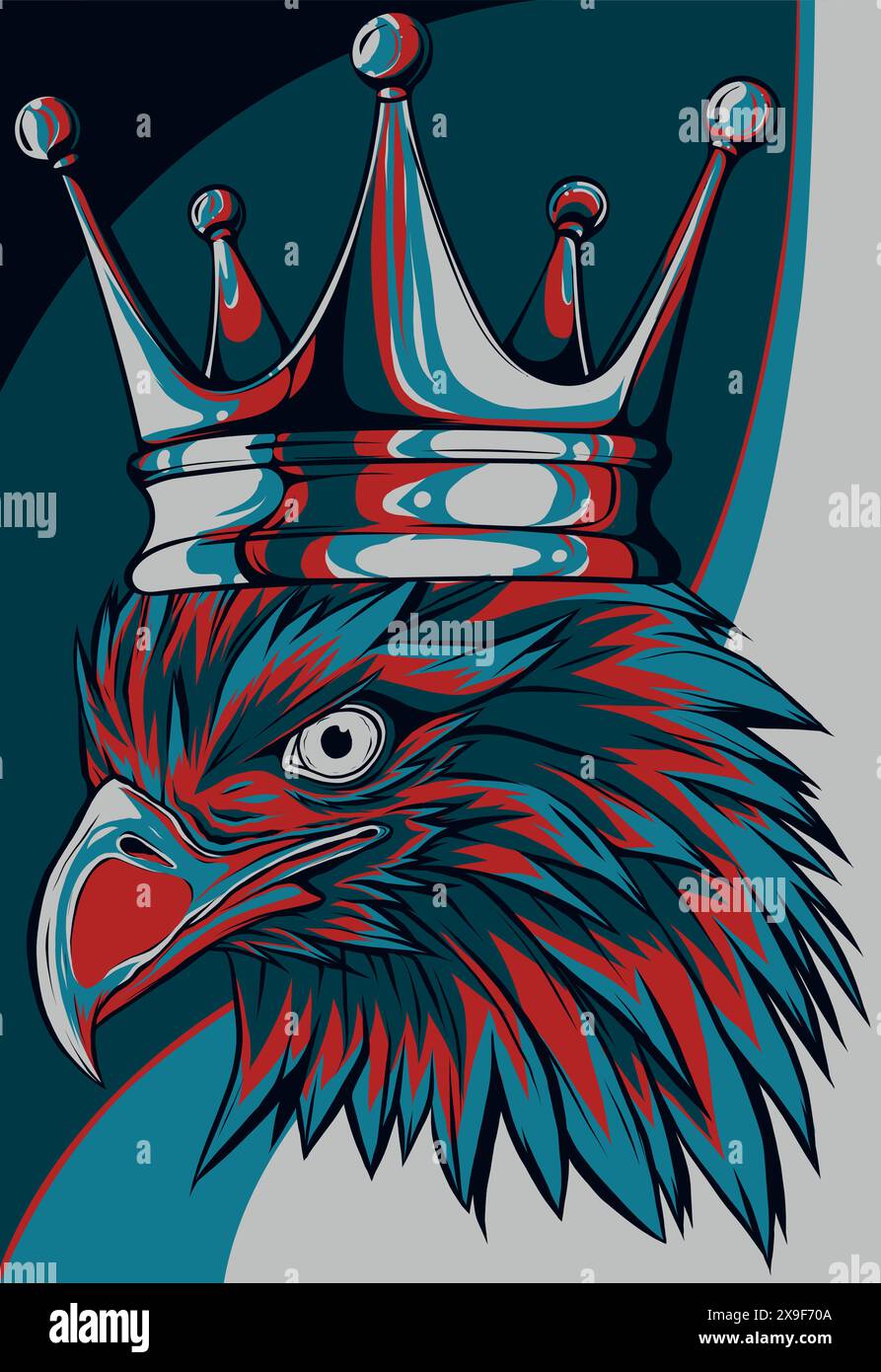 Falcon portrait badge hi-res stock photography and images - Alamy