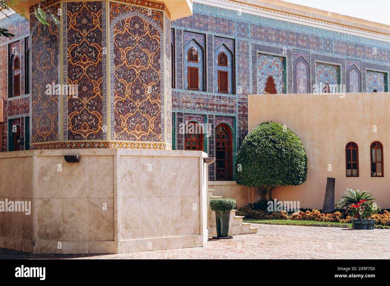 The Katara Mosque, sometimes referred to as the Blue Mosque of Katara ...