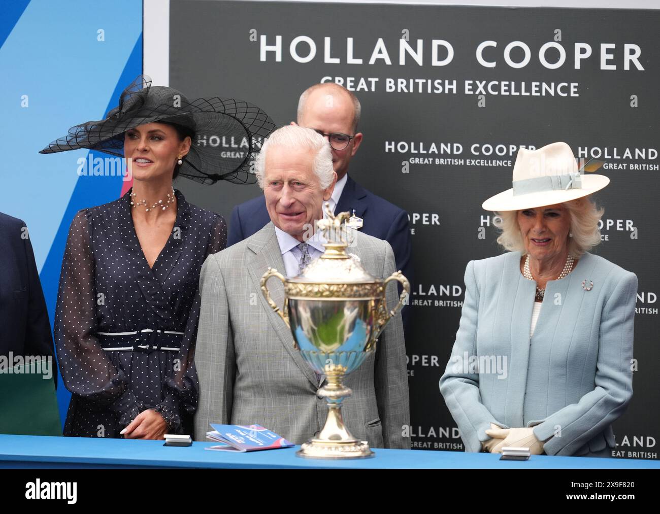 King Charles III presents the trophy for Holland Cooper Coronation Cup ...