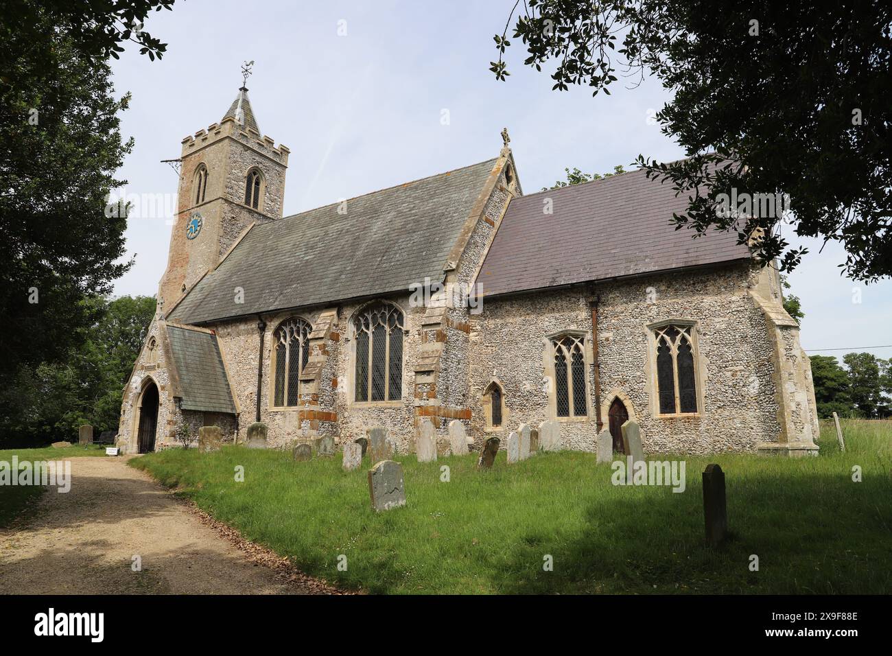 St Andrews Church, Ringstead, Norfolk Stock Photo - Alamy