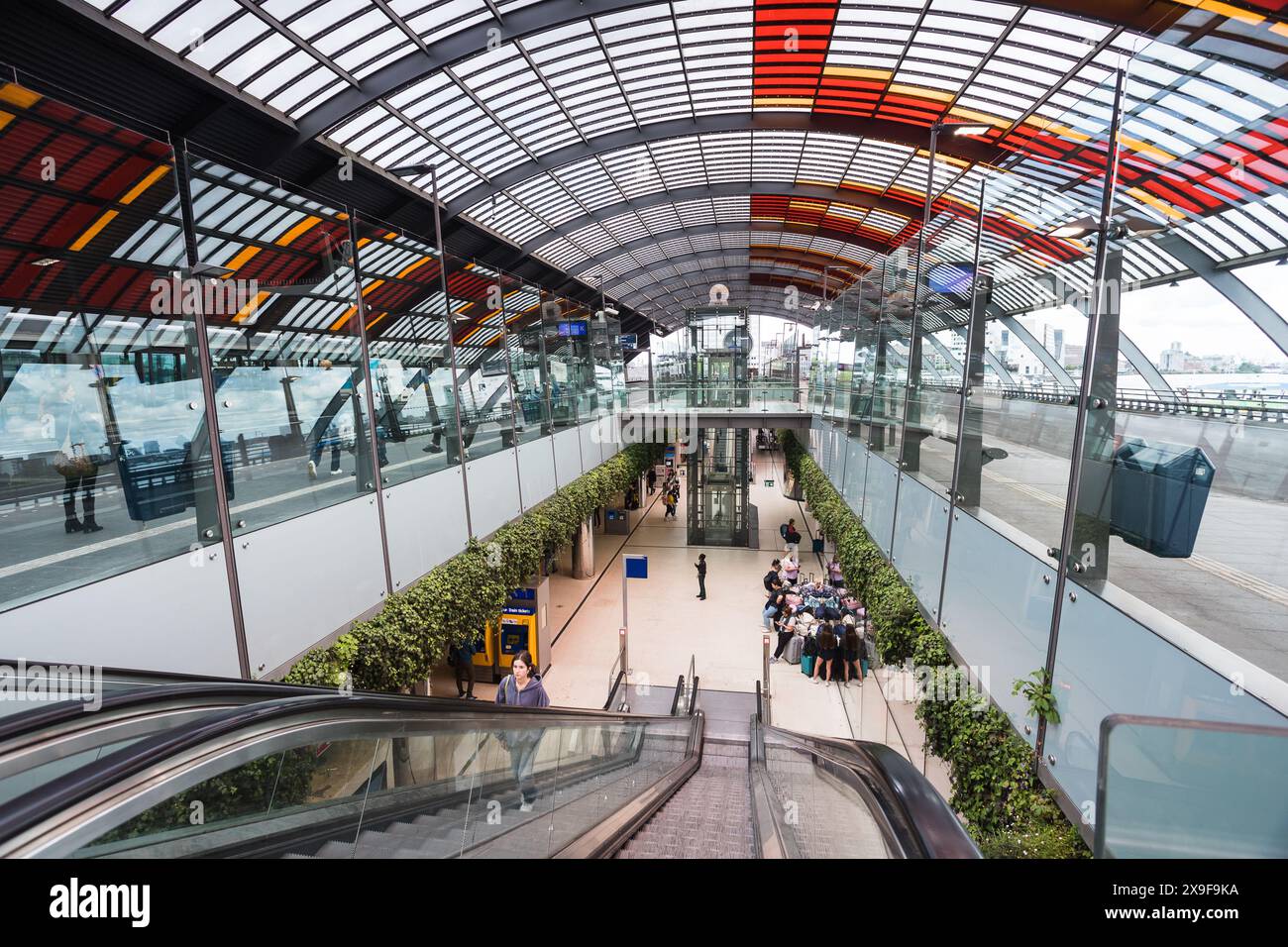 Concourse of Amsterdam Centraal in the Netherlands pictured on 27 May ...