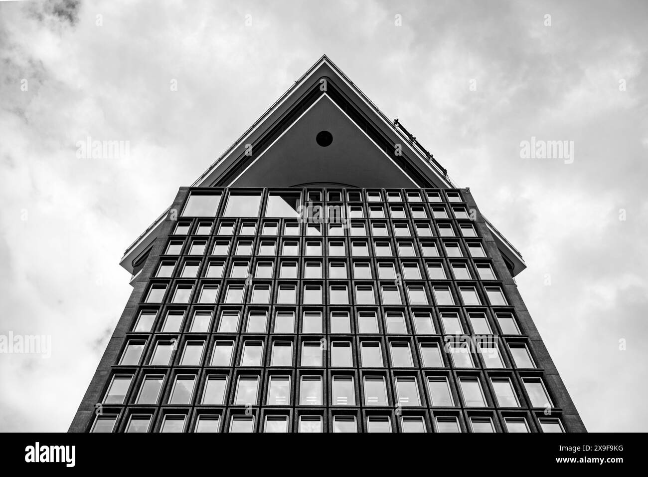 Admiring the modern A'Dam Lookout tower as it dominates the Amsterdam ...