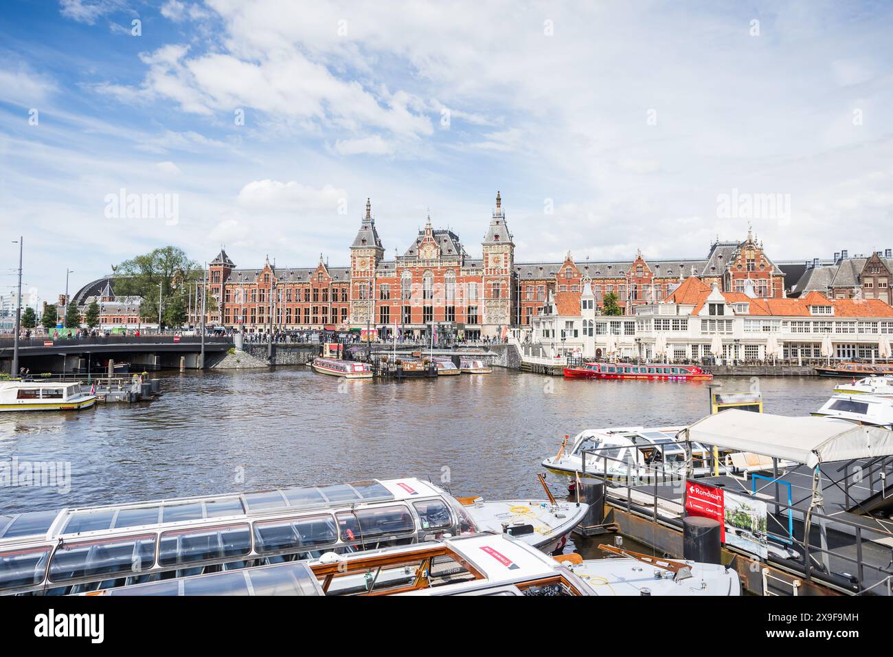 Multiple river cruise boats pictured on 27 May 2024 in front of ...