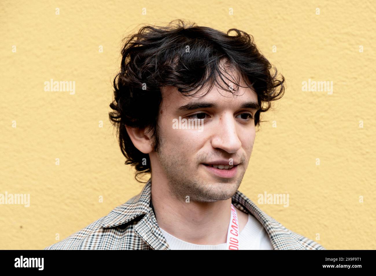 The Italian singer Mario Lorenzo Francese, member of the musical band ...
