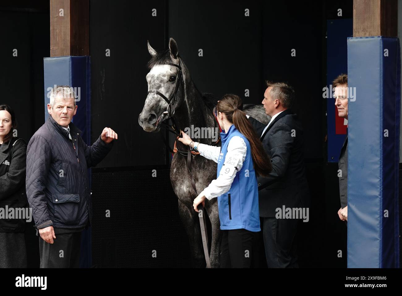 King Charles III and Queen Camilla's horse, Treasure, during the Derby ...