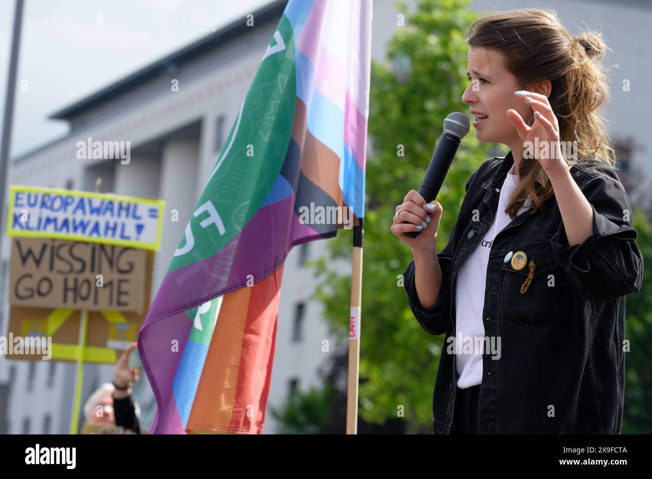 Cologne, Germany. 31st May, 2024. Climate protection activist Luisa ...
