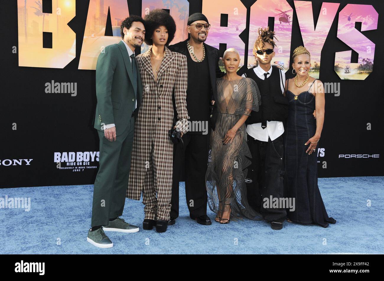 Ca. 30th May, 2024. Jaden Smith, Adrienne Banfield-Norris, Jada Pinkett ...