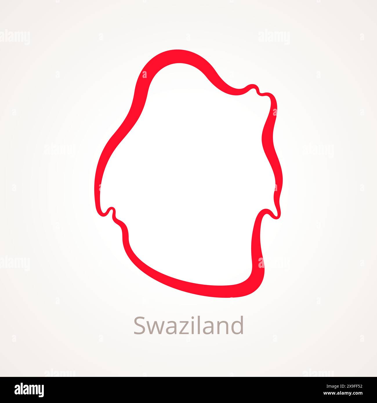 Map of swaziland hi-res stock photography and images - Alamy