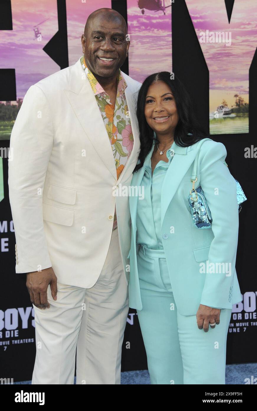 Ca. 30th May, 2024. Magic Johnson, Cookie Johnson at arrivals for BAD ...
