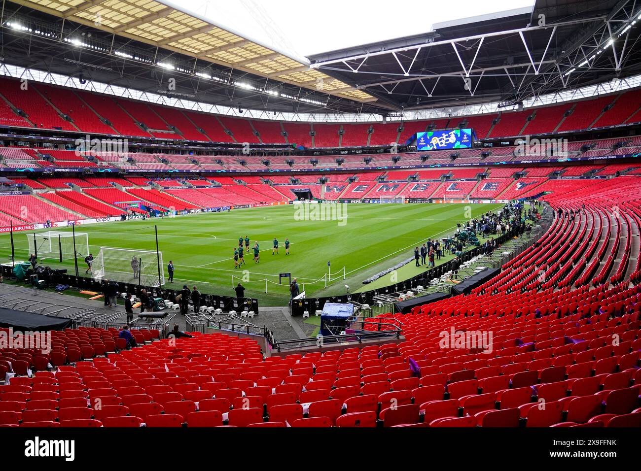 London, UK. 31st May, 2024. Wembley general view Before the UEFA ...