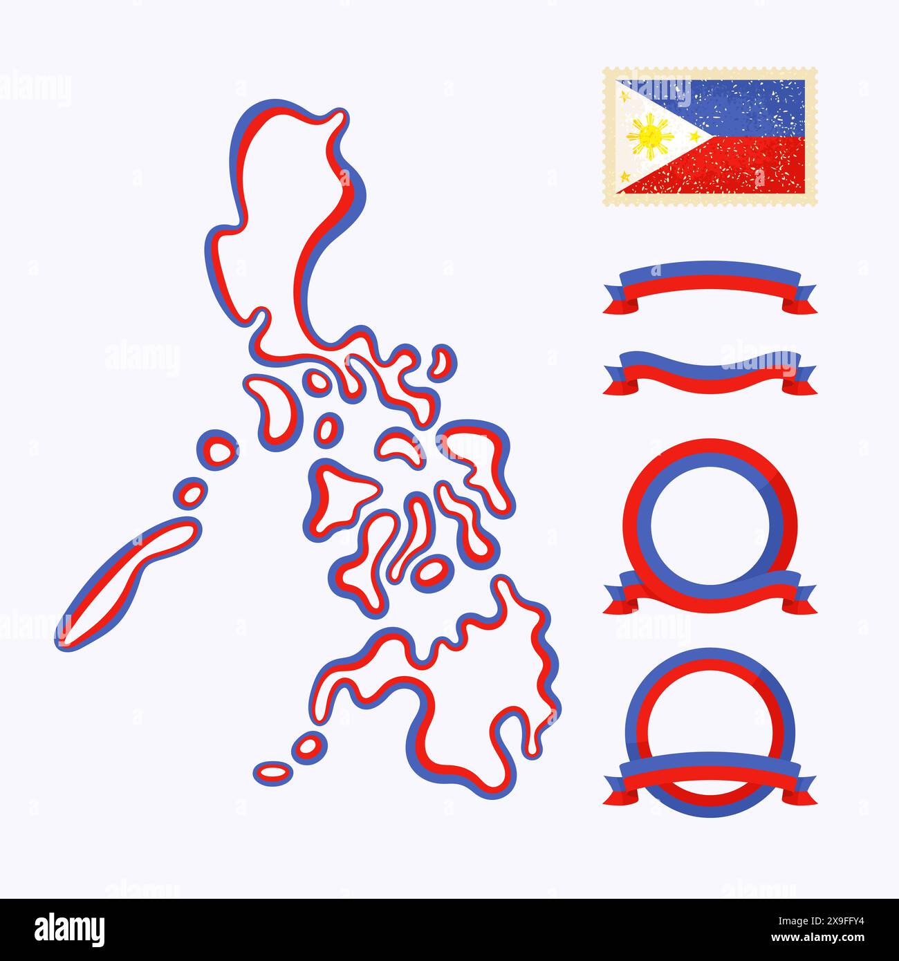 Republika ng pilipinas vector vectors hi-res stock photography and ...
