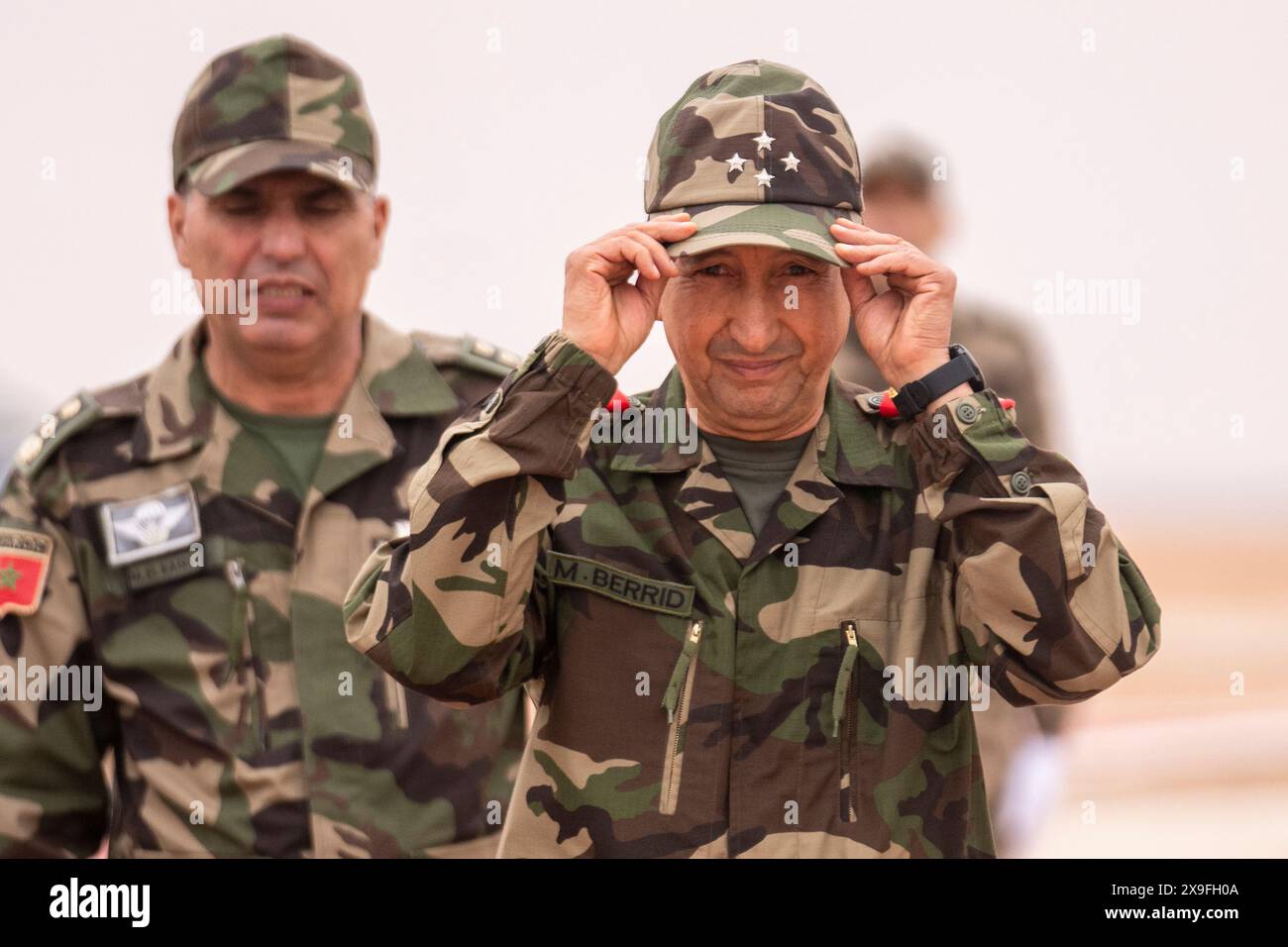 Major General Mohammed Berrid, Inspector General of Moroccan Royal ...