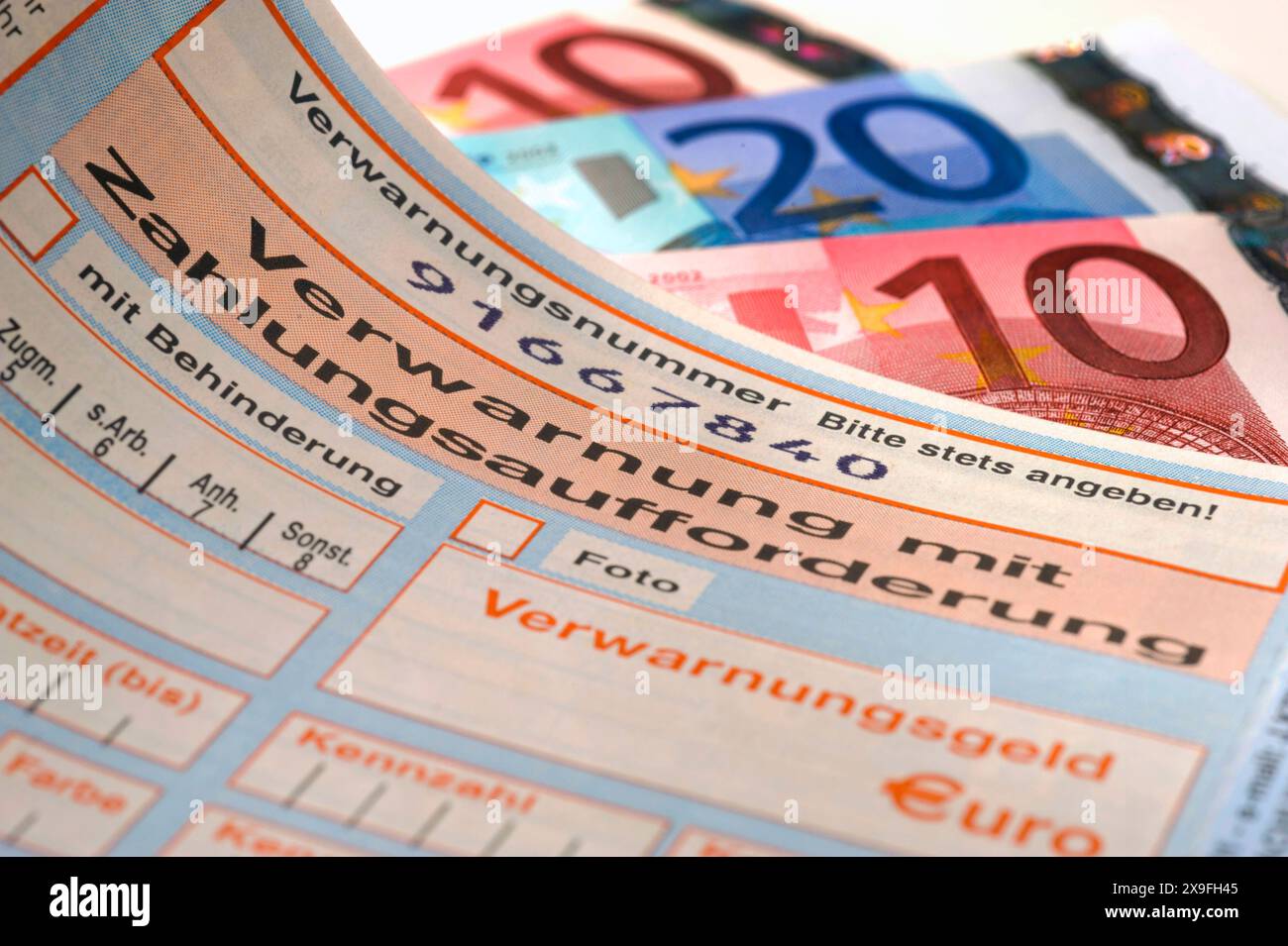 Strafzettel mit Verwarnung Strafzettel mit Verwarnung und ...
