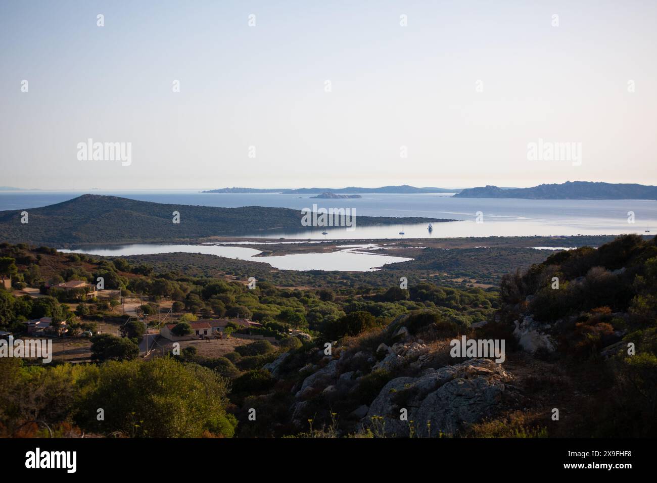 Landscape, Porto Pollo Sardinia, Italy Stock Photo - Alamy